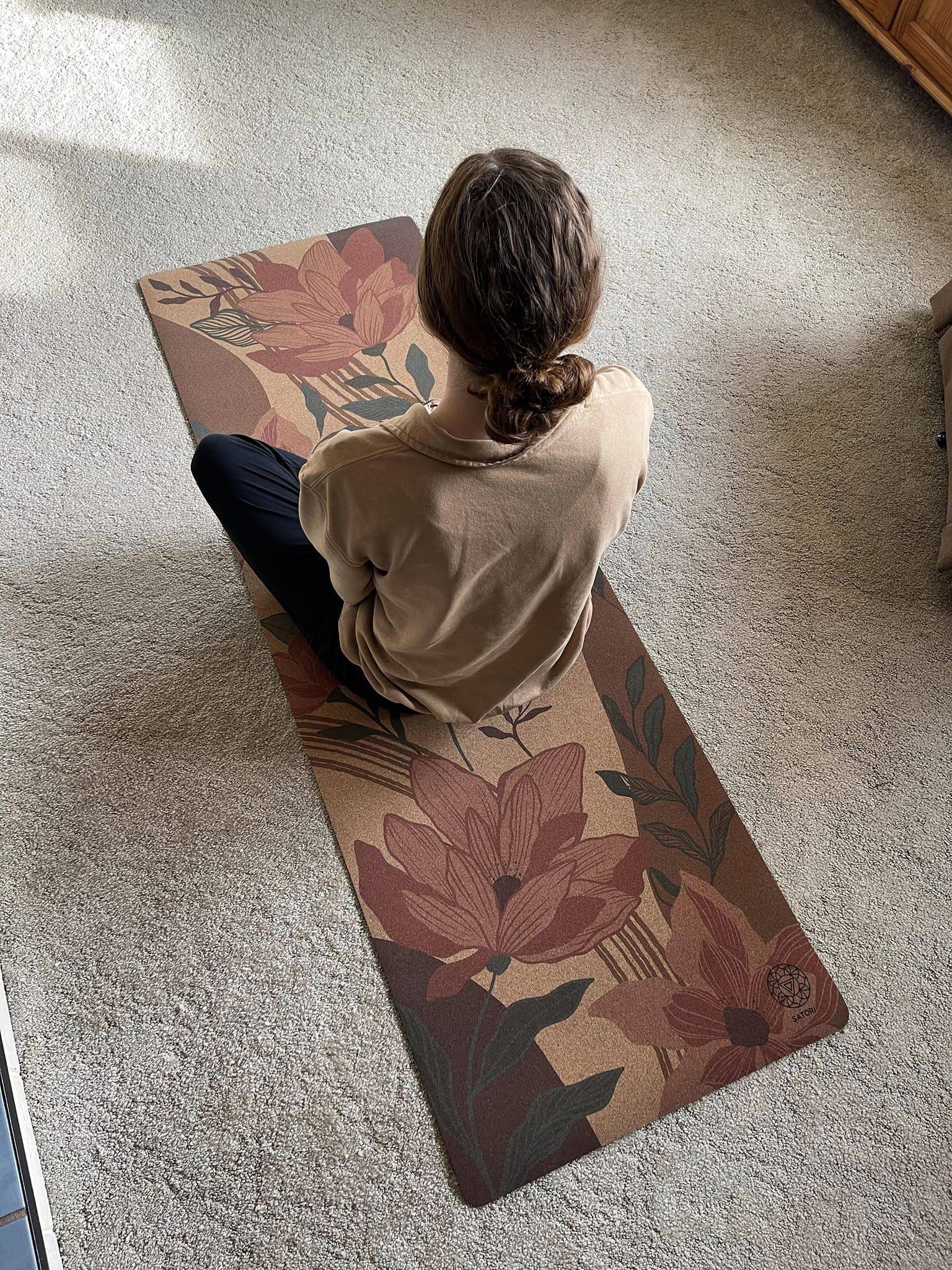 Nurturing Nature: Satori Concept’s Garden of Flower Cork Yoga Mat ...